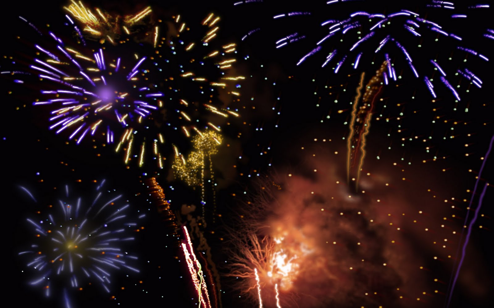 Free Image Bank: Fuegos artificiales - Fireworks by Gem@ blog