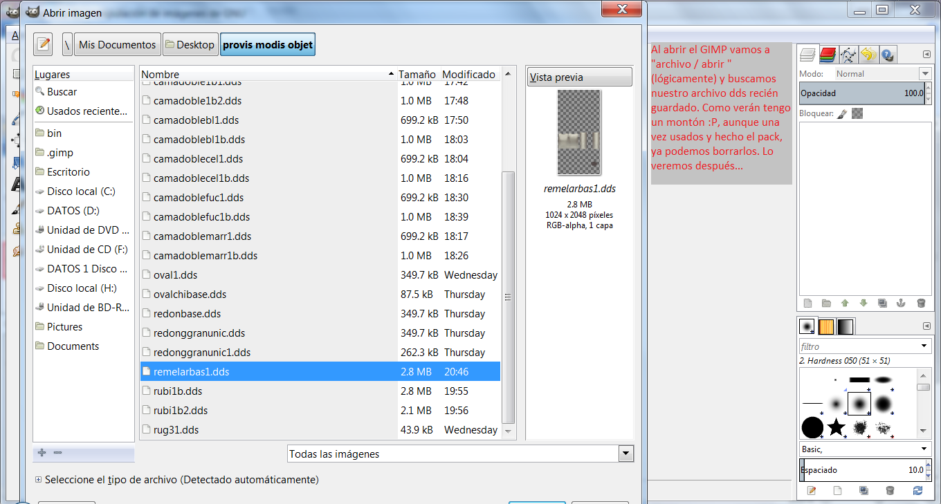 Cómo modificar objetos - Creación de CC