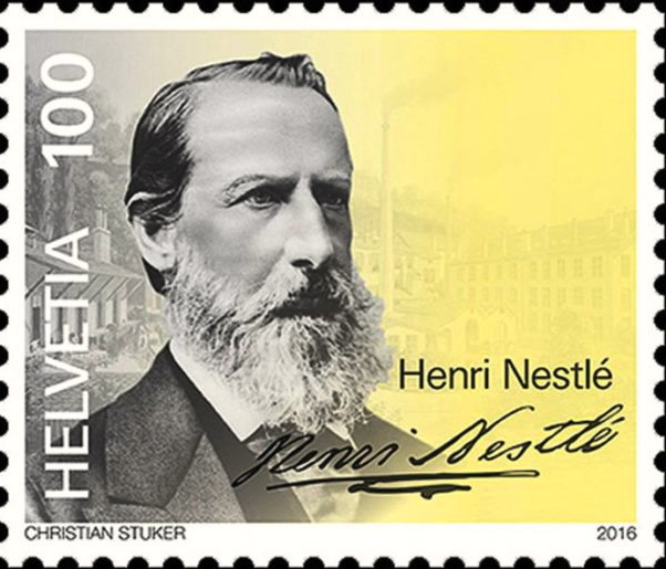 La Lupa: Henri Nestlé en la filatelia