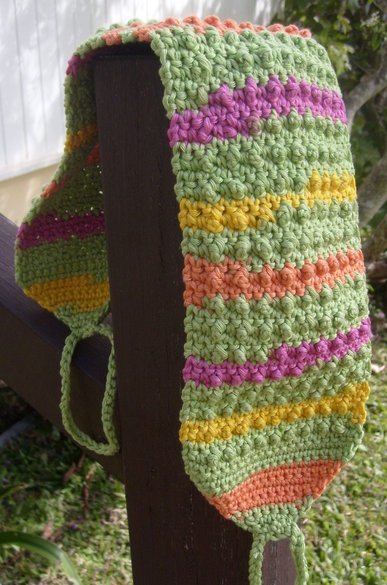 These little wagons....: Crochet pattern - Back scrubber