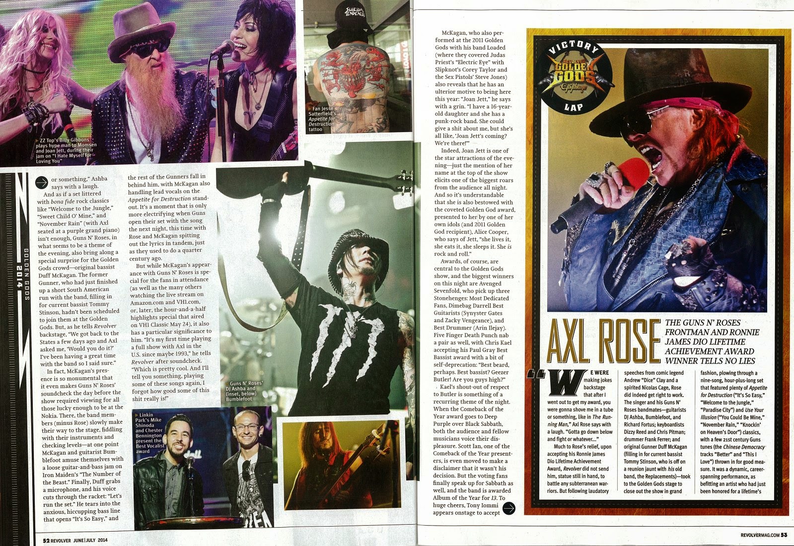 Confira entrevista de Axl Rose para a Revolver Magazine