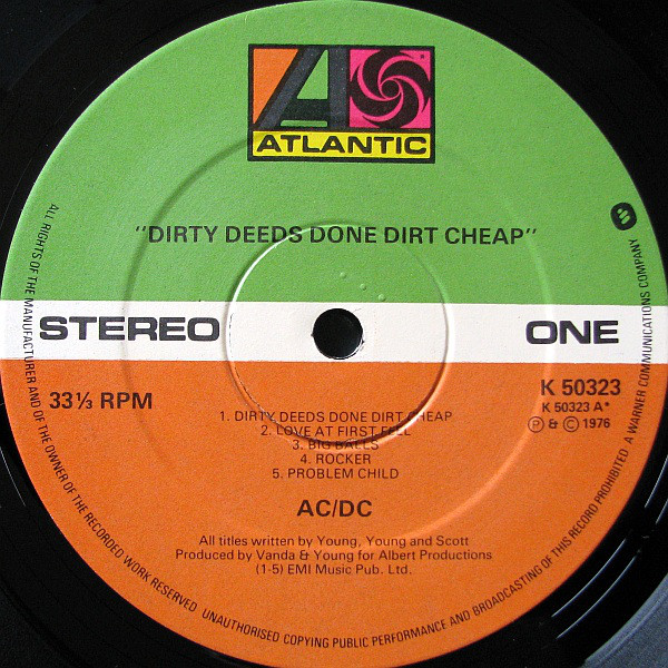 The Styrous® Viewfinder: 20,000 Vinyl LPs 117: AC/DC ‎– Dirty Deeds ...