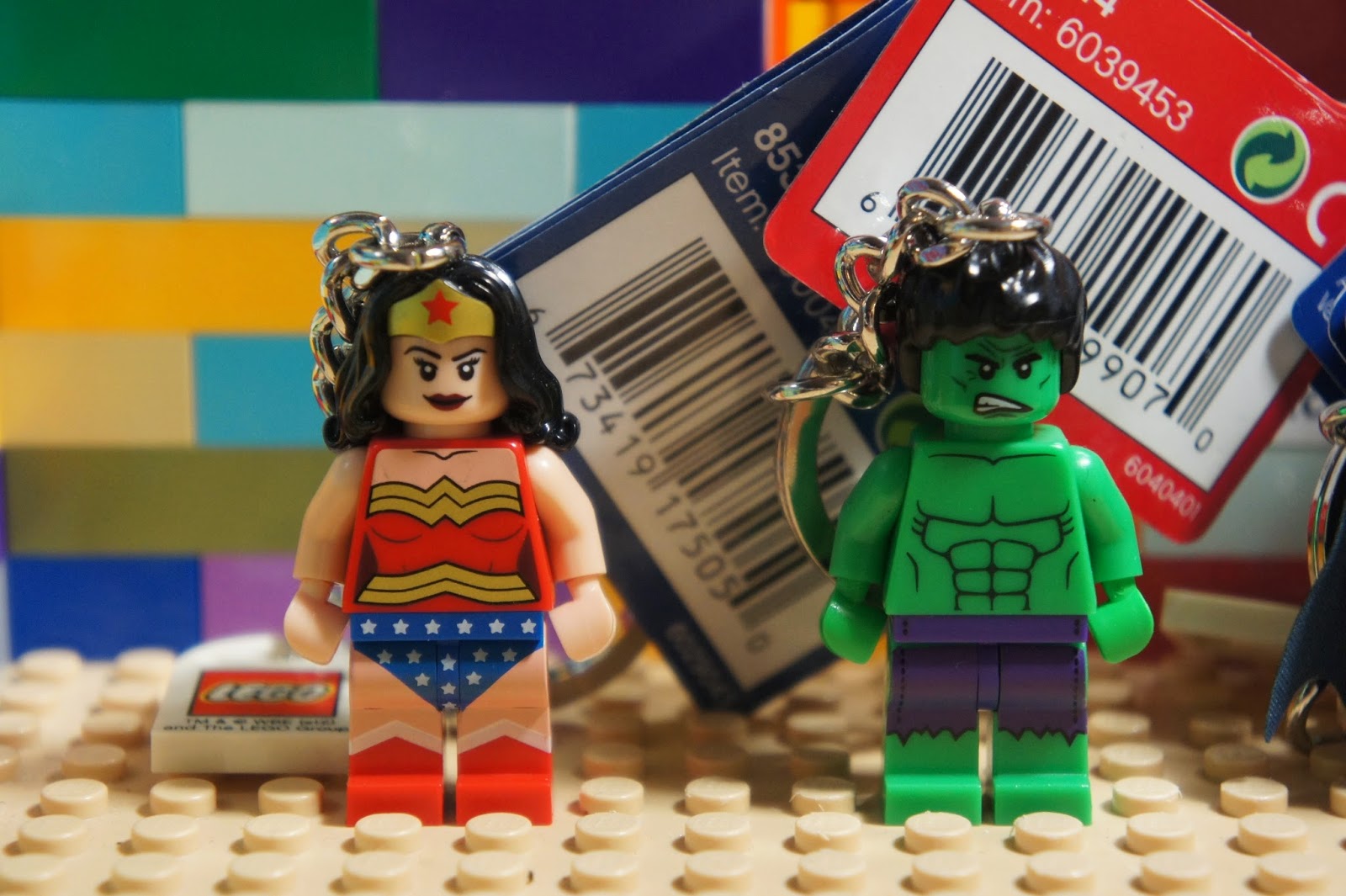 LEGO DC Universe Marvel WONDERWOMAN HULK SUPERMAN BATMAN Minifigure ...