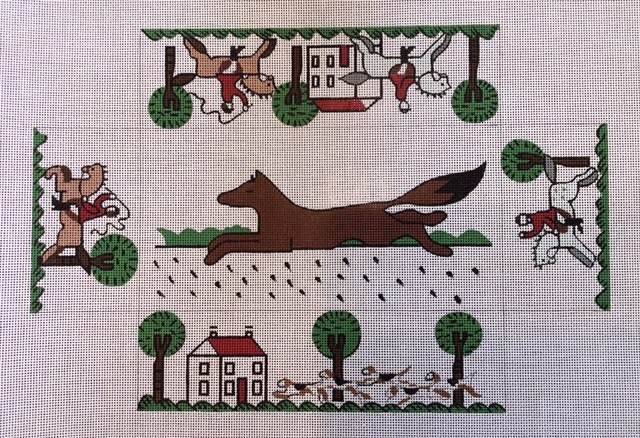 Horse Country Chic: Po's Point Needlepoint
