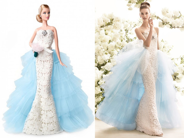 Oscar de la Renta Barbie Doll - dolly girl iris