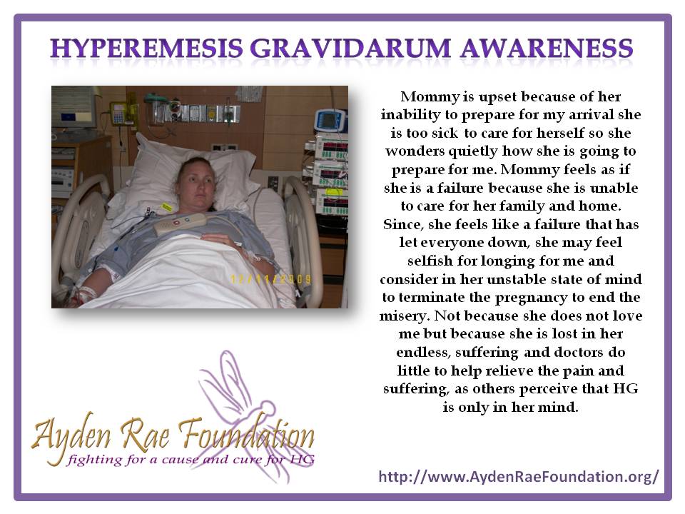 Ayden Rae Foundation: Hyperemesis Gravidarum Awareness Month October!