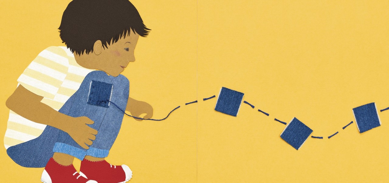 STORYWRAPS: "One Patch of Blue" - a bookwrap