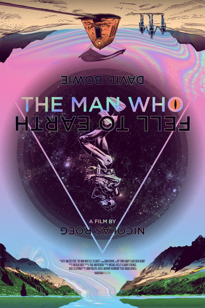 INSIDE THE ROCK POSTER FRAME BLOG: Tim Doyle Man Who Fell to Earth Poster