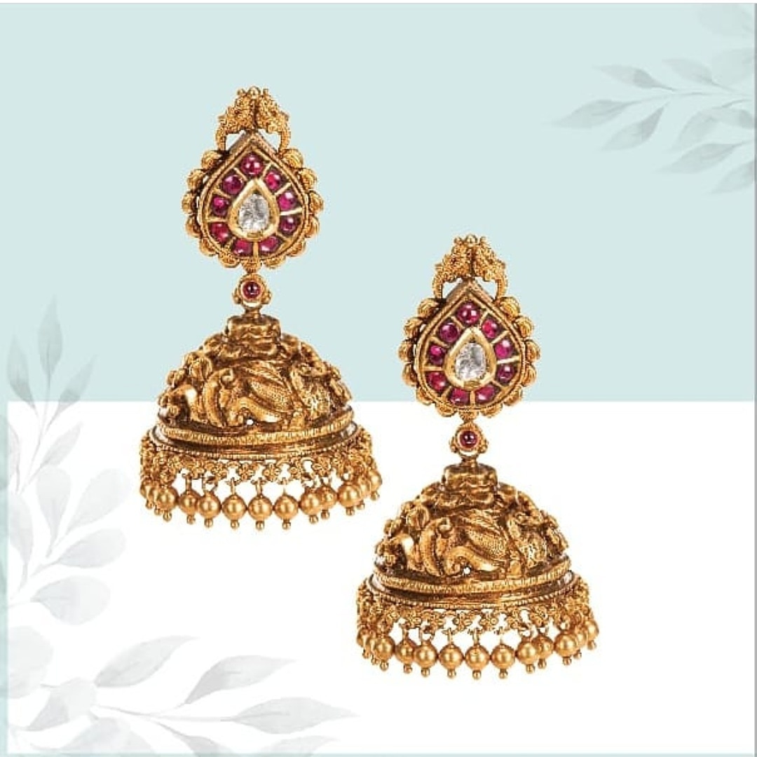 Latest Earring Designs In Gold 2019 - Indian Jewelry Designs
