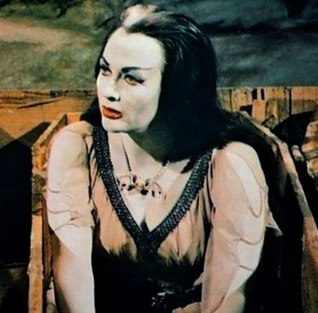 Amazing Color Photos of Yvonne De Carlo as Lily Munster in the Hit ...
