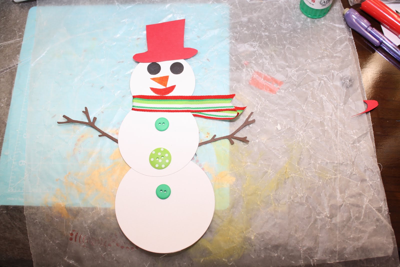 Trixie Creative Corner: Christmas Project 1 - Circle Snowman