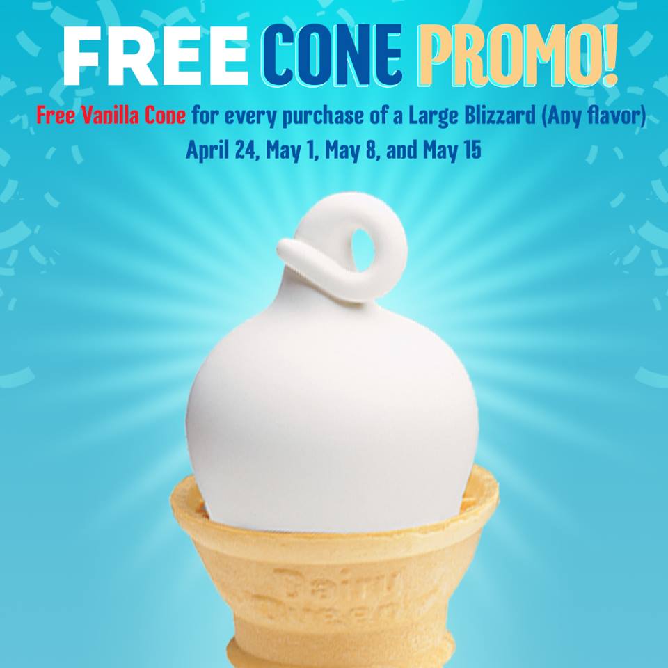 Manila Shopper: Dairy Queen Anniversary Promos: Apr-May 2019