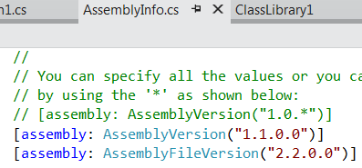 Olav's thoughts on coding: .NET Assembly Version Numbers