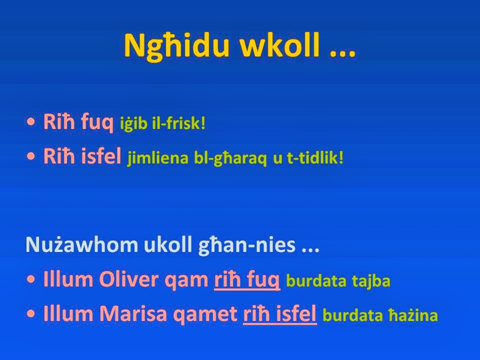 Il-Malti għat-Tfal: Il-boxxla u l-irjieħ