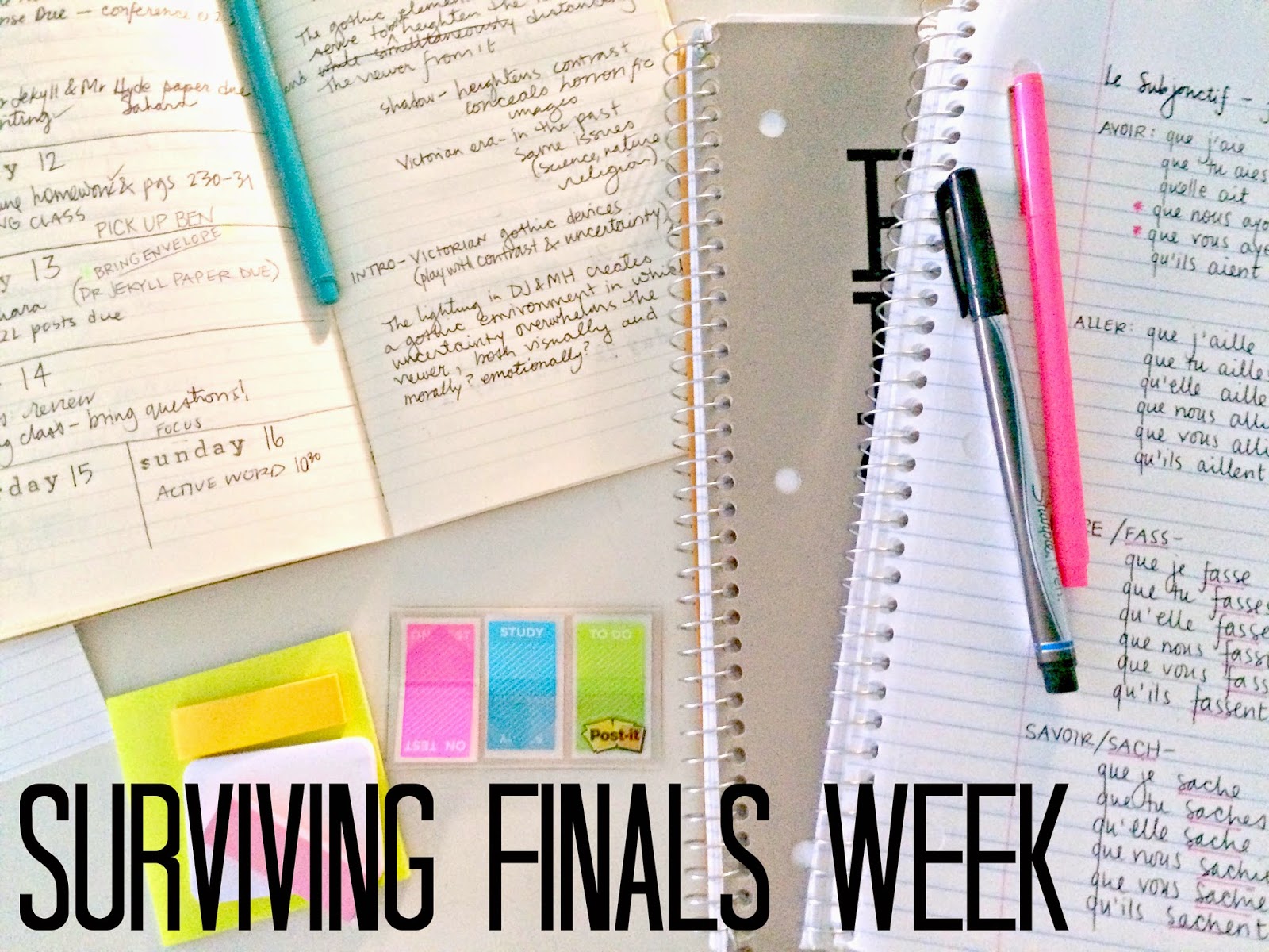 Surviving Finals Week - Whatever Bright Things