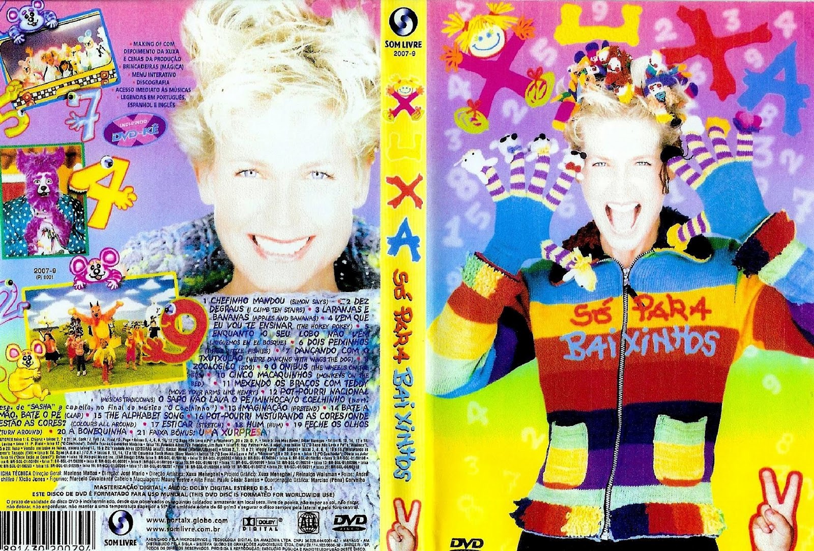 Capas Medina - Somente Capas de DVD: Xuxa - Só Para Baixinhos