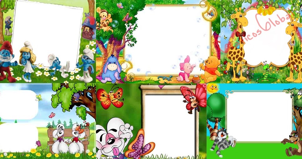 15 Marcos cartoons plantillas psd part02 │ Graficos Global