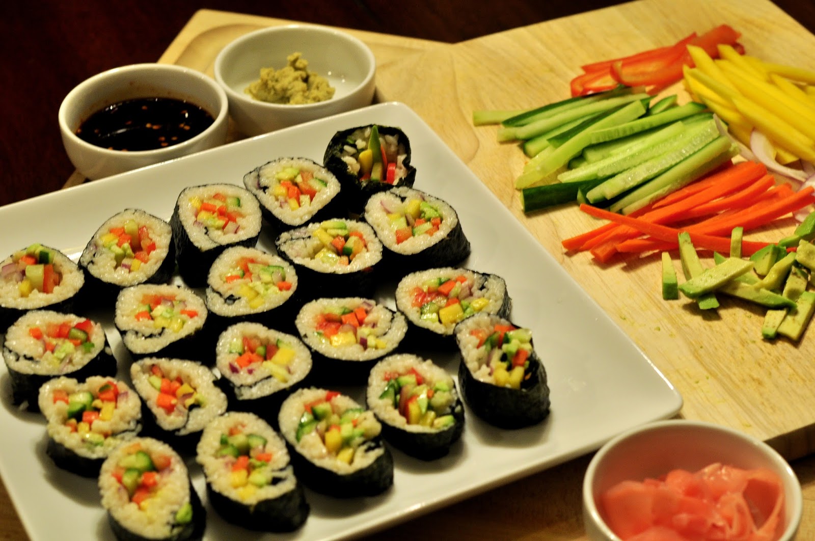 Spice Infused: Veggie Sushi