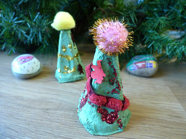 Egg Box Christmas Trees - Guest Post by Monkey and Mouse | Kerry Louise ...