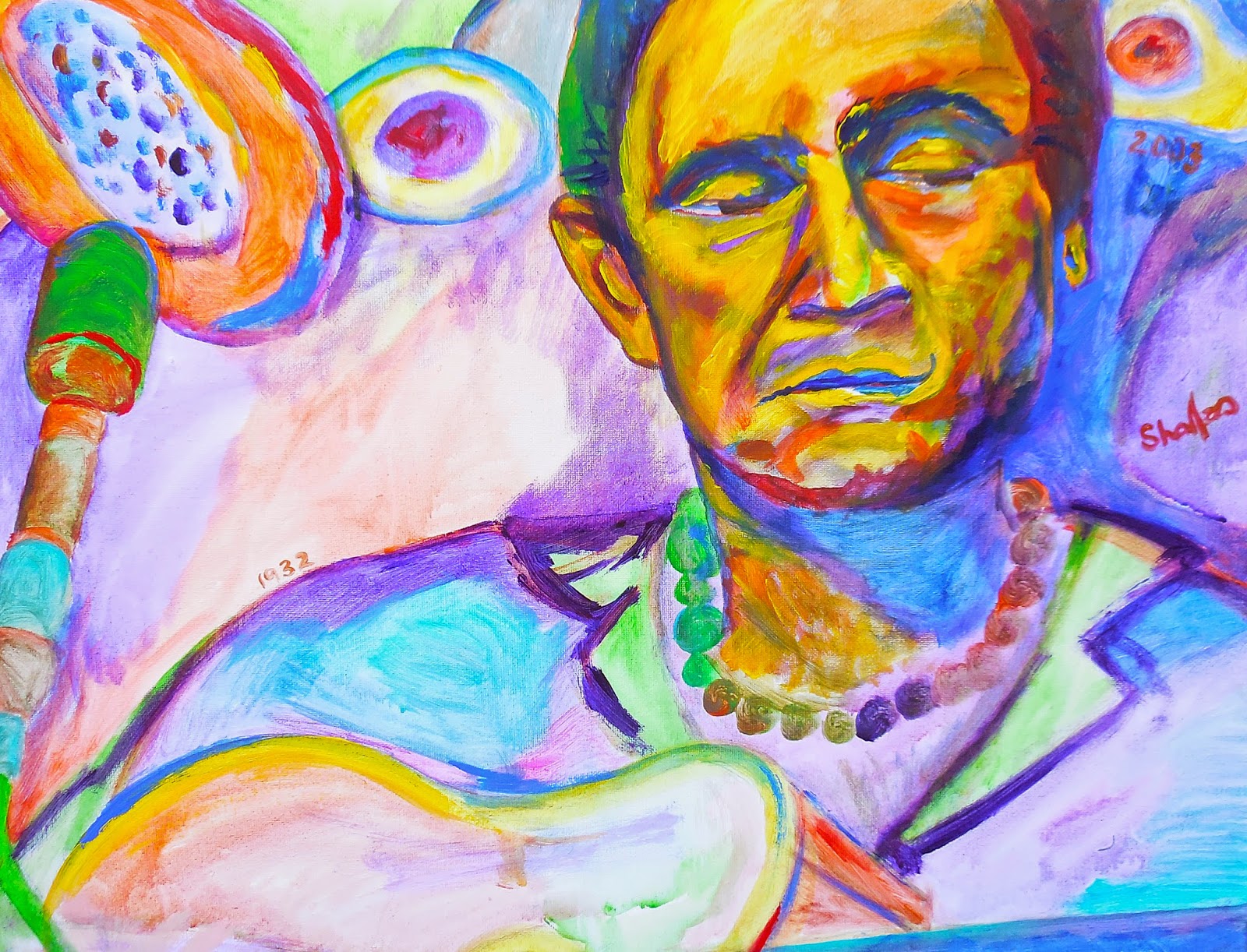 SHALLA Paintings: 18"x24" Acrylic Paintings by Shalla