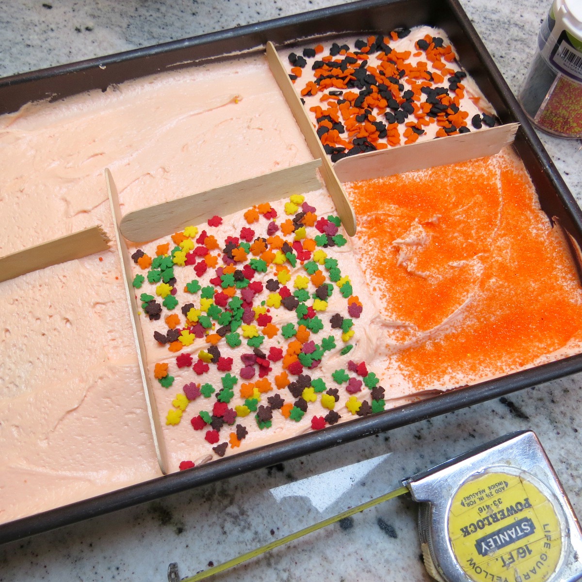 DesignsandEvents: Patchwork Pumpkin Patch Cake