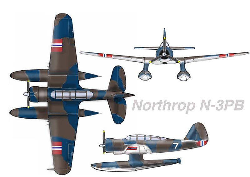 Airplanes in the skies + FAF history: Northrop N-3PB