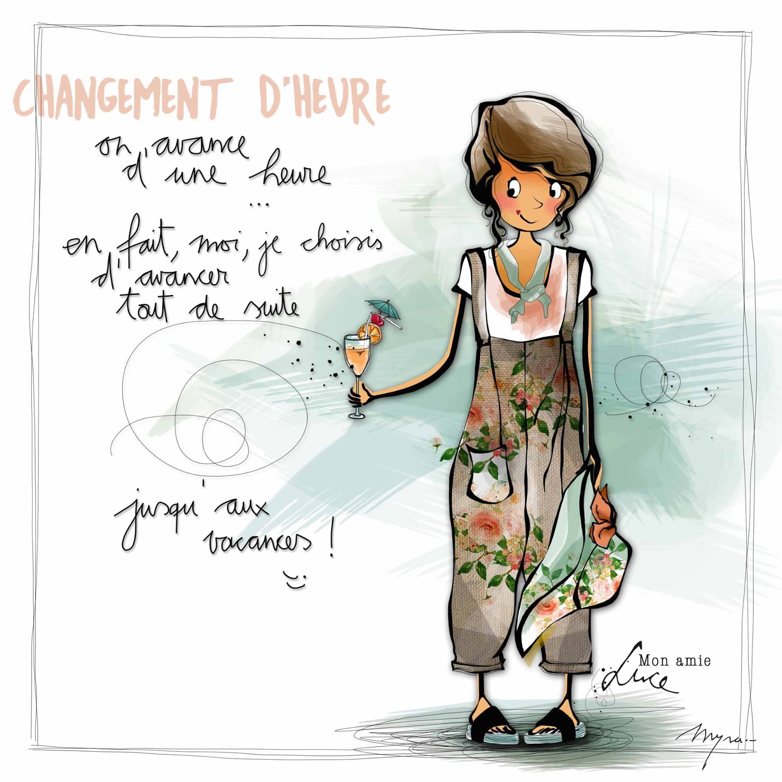 MYRA & les couleurs ...: mon amie "LUCE"