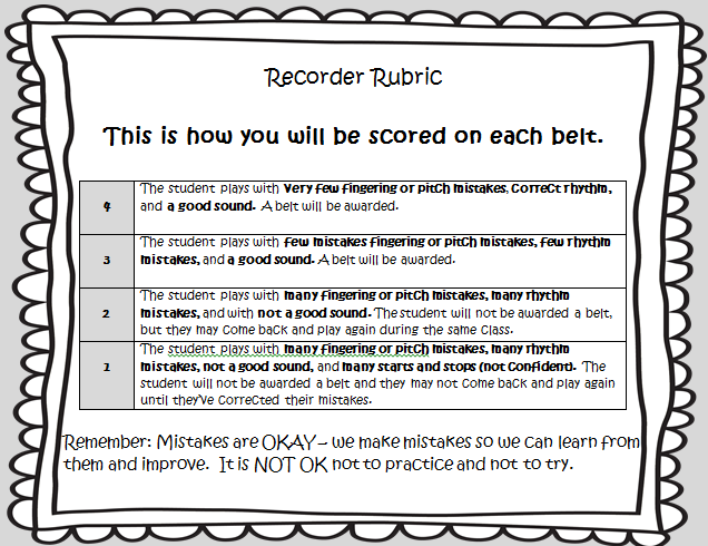 The Sweetest Melody: Recorder Interactive Notebook Stuff
