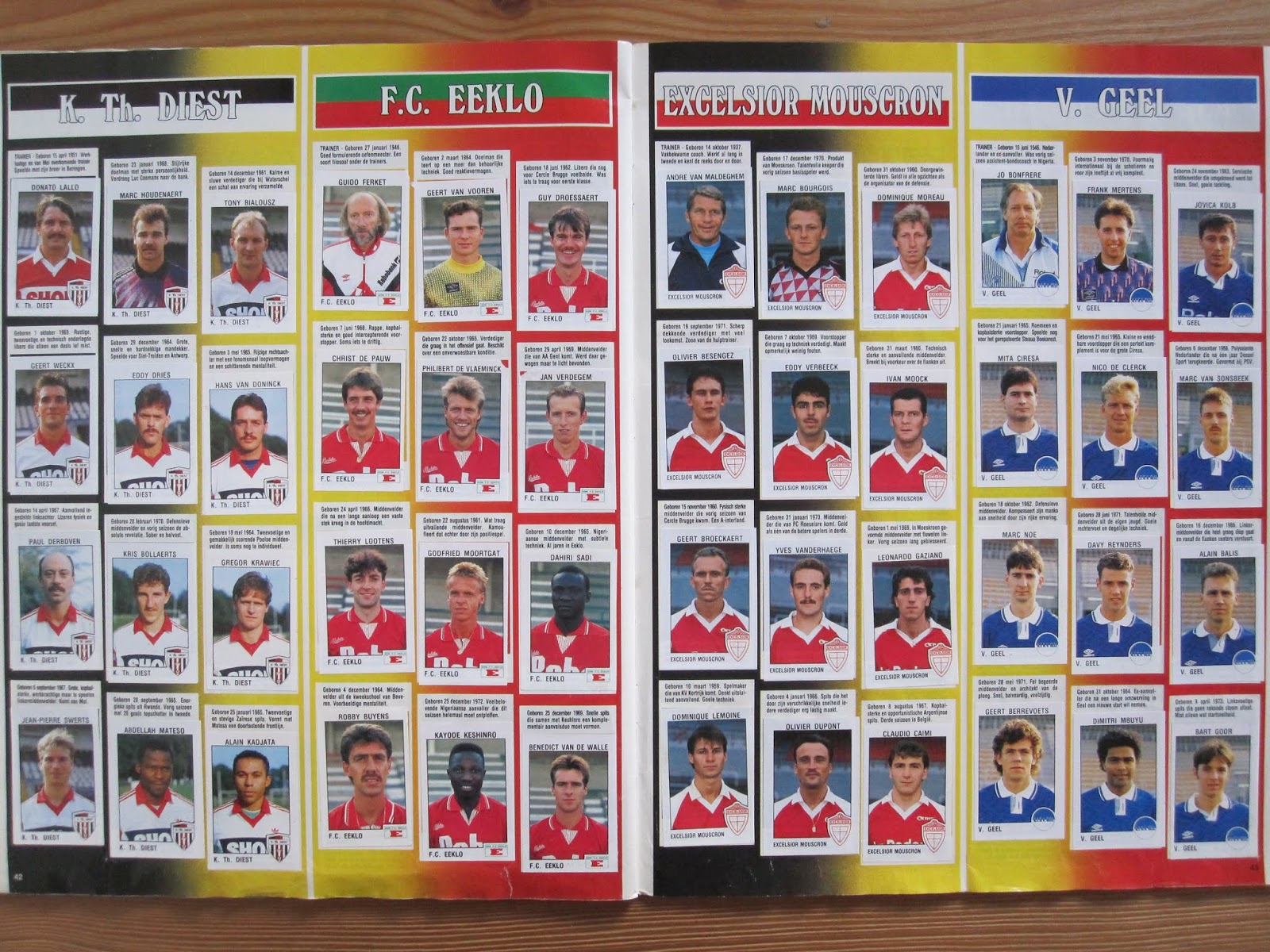 Only Good Stickers: Panini Football 93 (Belgium)