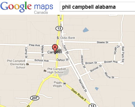 Phil Campbell was his Town (for Phil Campbell, Alabama)