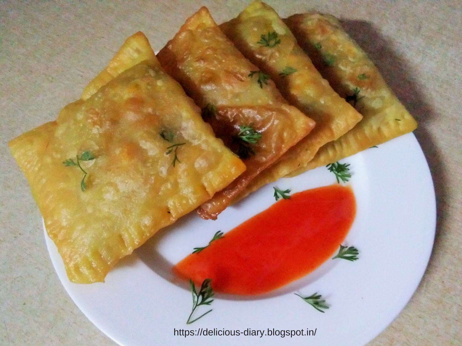 Chili Paneer Pockets | Chili Pockets Recipe | McDonald Chili Paneer Pockets