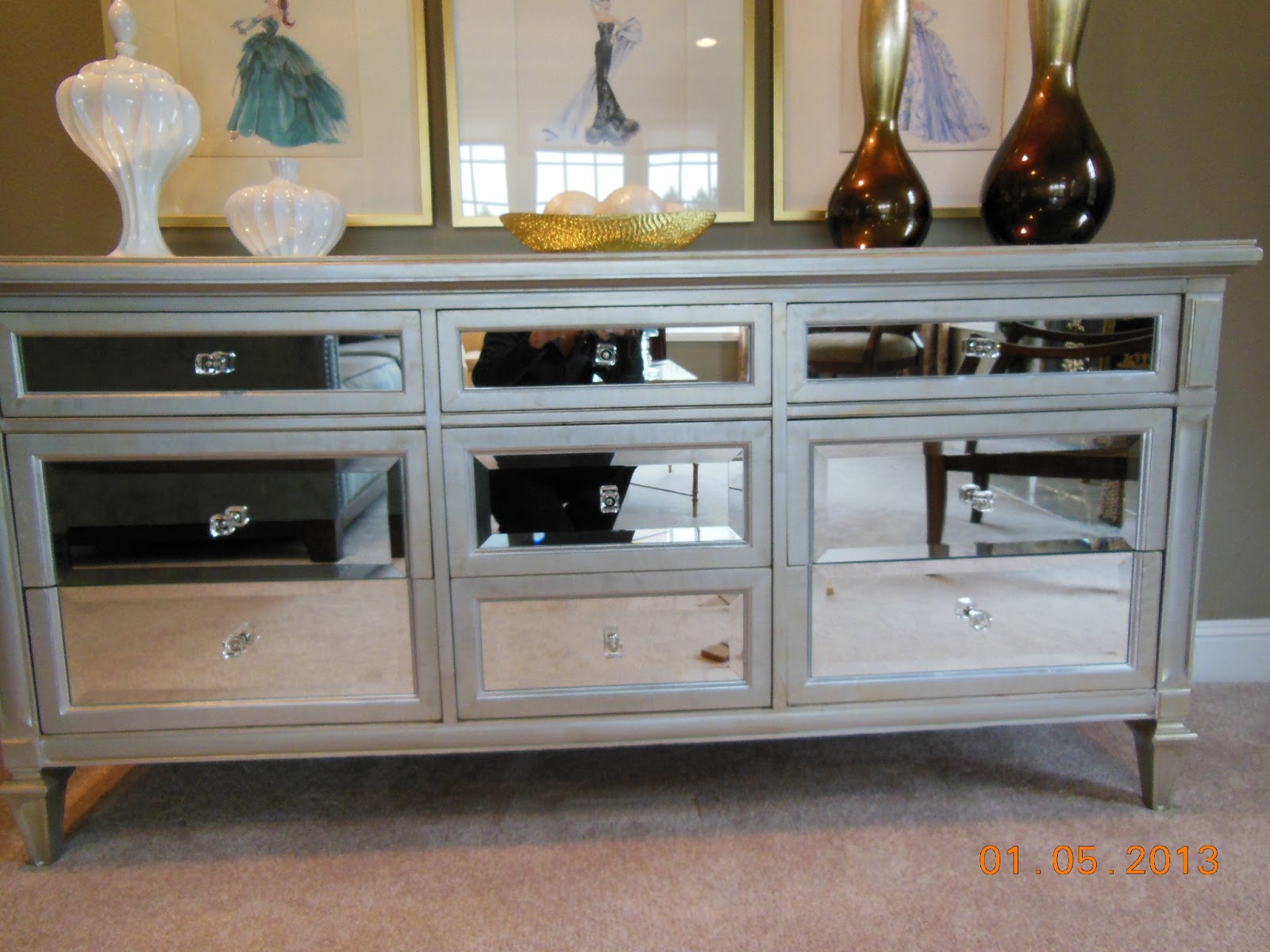 Create a Home You Love: Mirrored Chest
