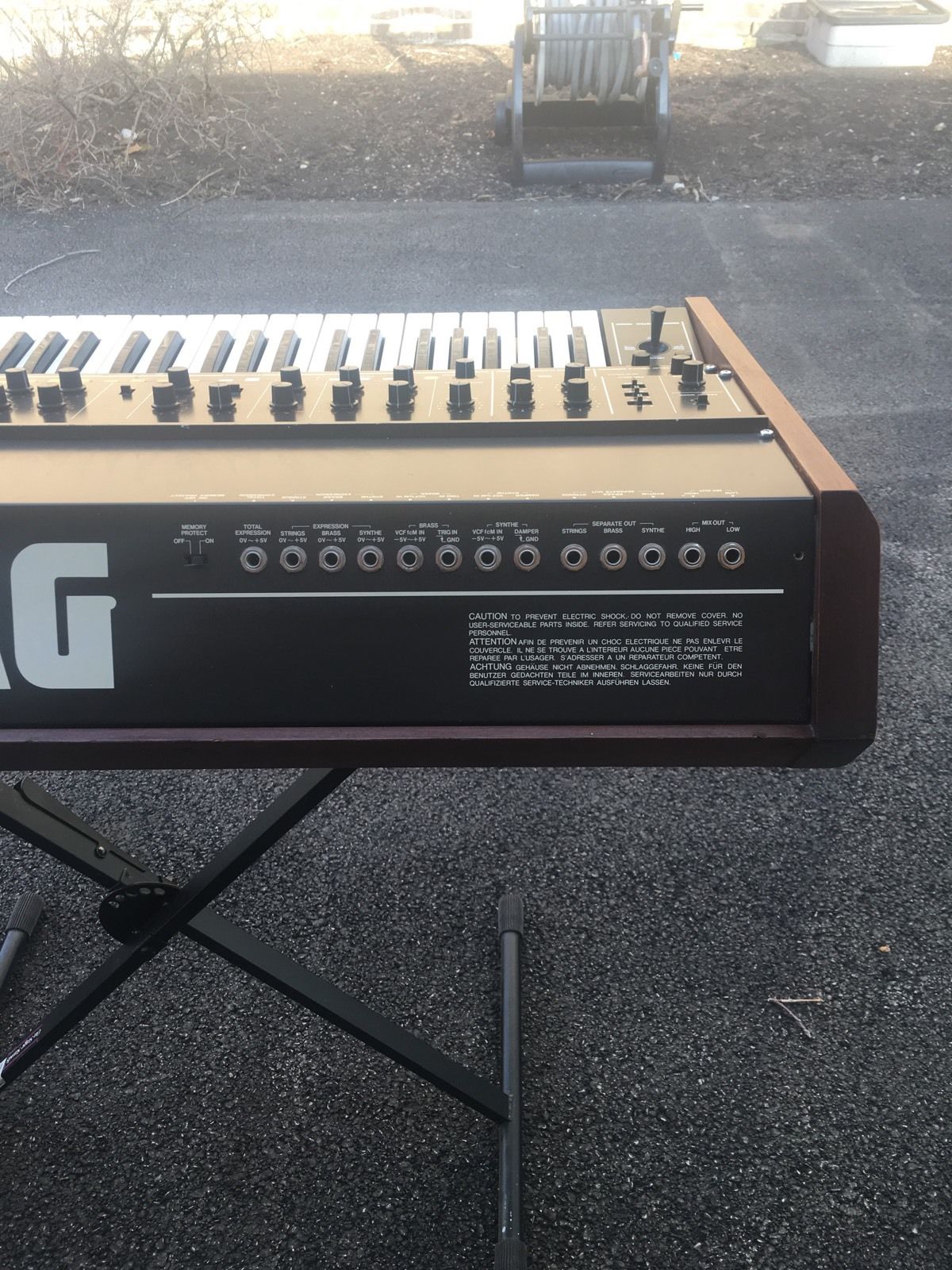 MATRIXSYNTH: Vintage Korg Trident Analog Polyphonic 8 Voice Synthesizer