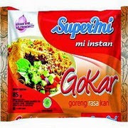 Mie Instant Supermi dan Jenis-jenisnya - Komposisi Produk