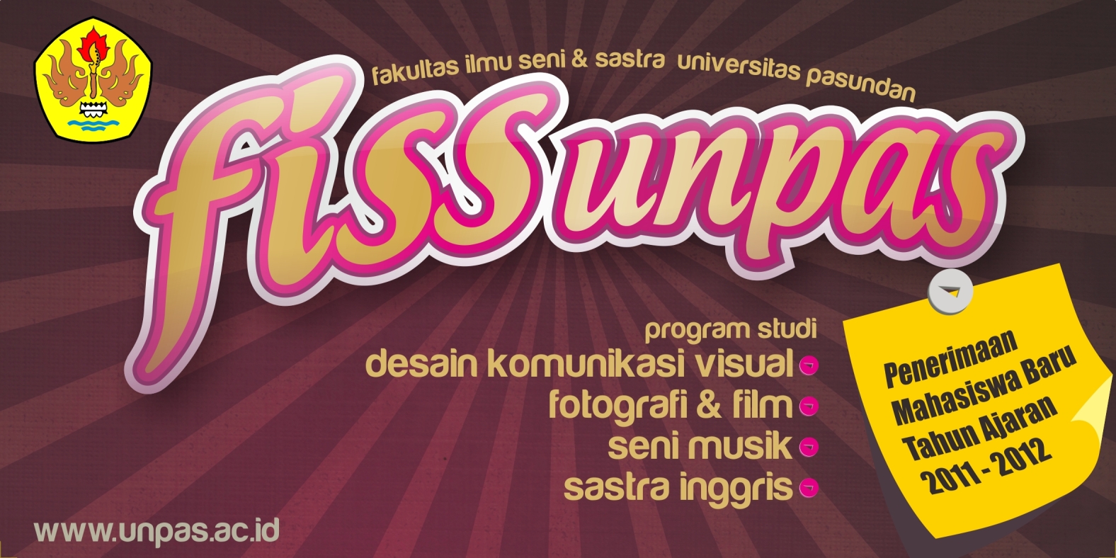 DKV UNPAS Bandung: Penerimaan Mahasiswa Baru FISS - UNPAS 2011