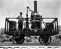 American History Blog: Peter Cooper's Steam Locomotive