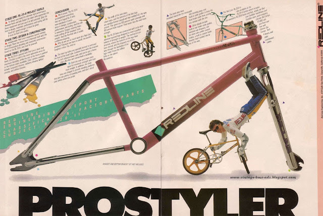 Vintage BMX Ads: REDLINE PROSTYLER RL-20-II