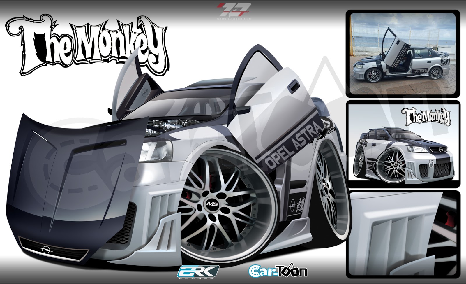 Virtual Tuning Studio, by Ark Llanes: Cartoon Opel Astra