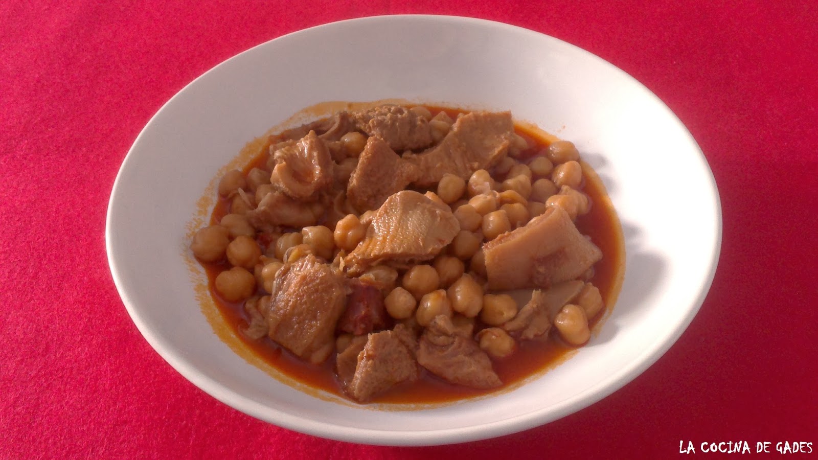 LA COCINA DE GADES: GUISO DE MENUDO CON GARBANZOS