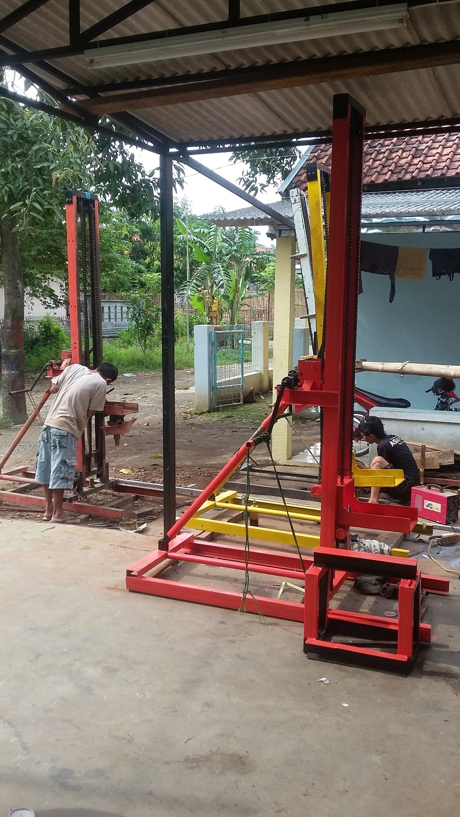 ALAT BOR SUMUR / Perakitan Alat Bor Sumur