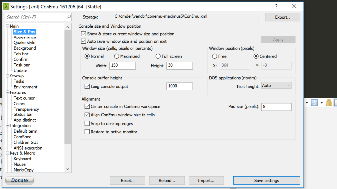 MatticusAU Blog: Cmder, enhance your Windows Terminal Console experience