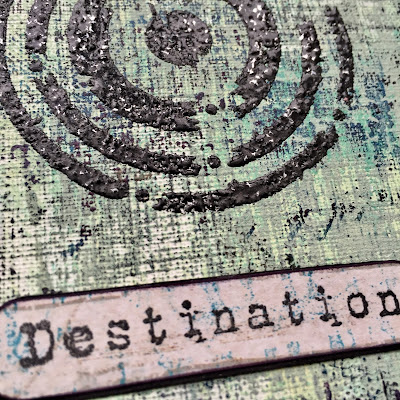 The Altered Page: Heat Embossed Stenciling Video Tutorial