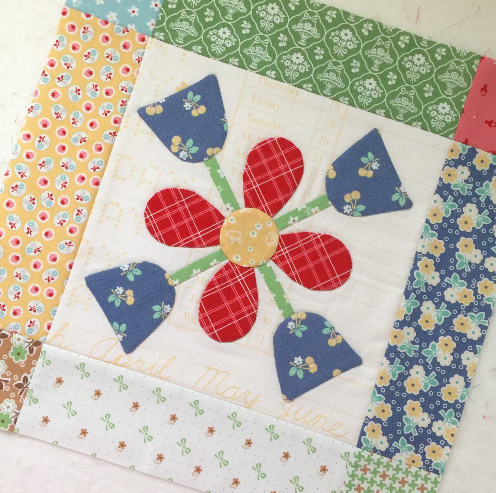 Bee In My Bonnet: BLOOM Sew Along - Week Two - Block Two!!