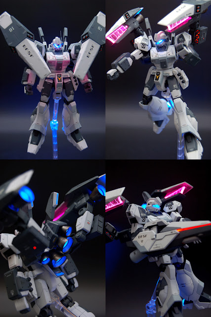 HGUC 1/144 Super Jegan Lancer Custom Build with LED