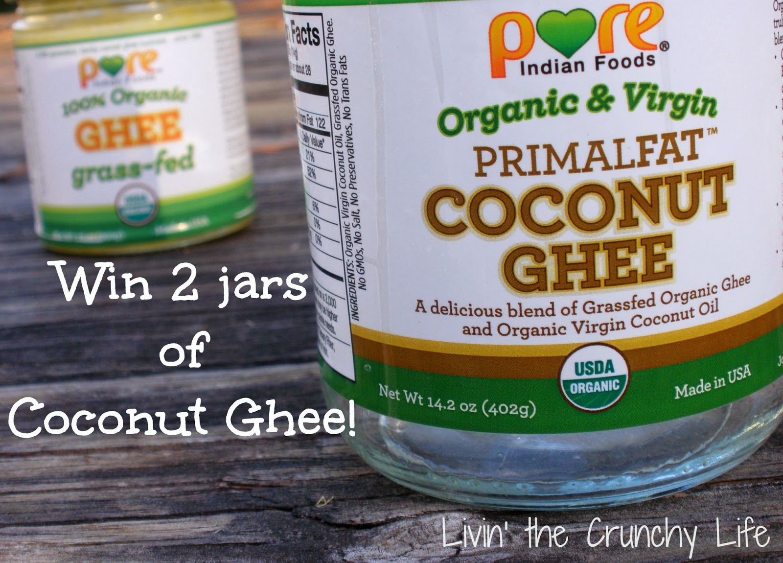 Giveaway: Pure Indian Foods PrimalFat Coconut Ghee [Ended] | Livin' the ...
