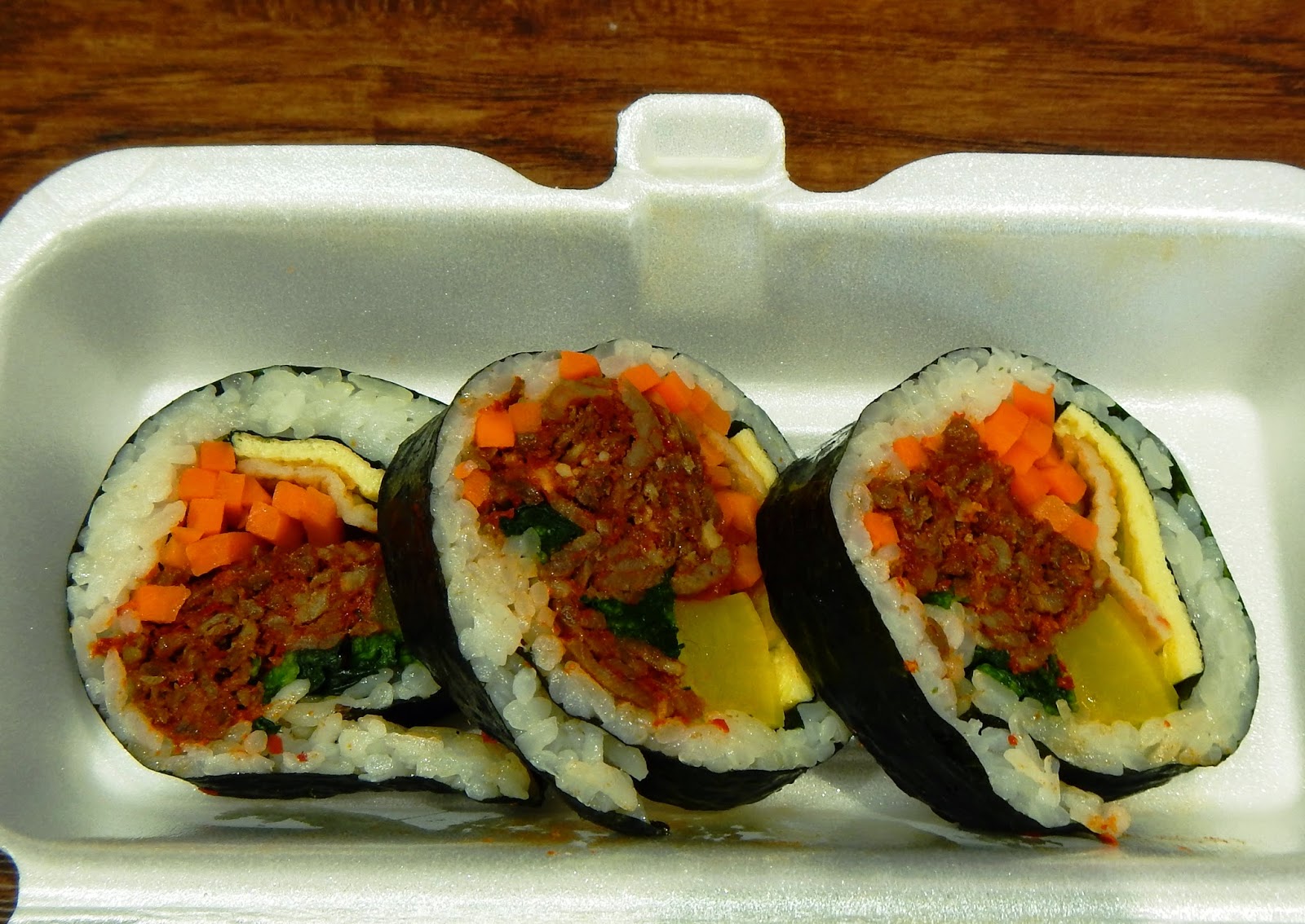 My Flushing Food: SONG’S FAMILY FOOD: KIMBAP, OVERSIZED AND ON-THE-GO