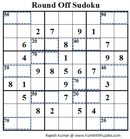 Round Off Sudoku (Daily Sudoku League #79)-Fun With Puzzles