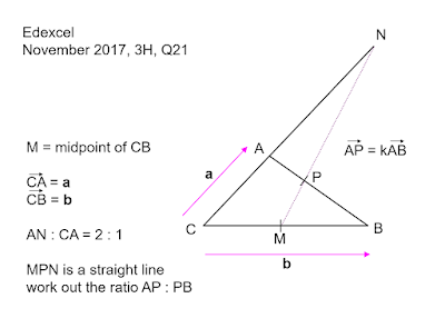 MEDIAN Don Steward mathematics teaching: harder GCSE vector questions