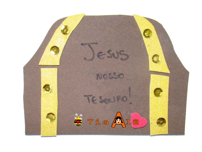 Blog da Tia Alê: BAÚ de EVA - molde