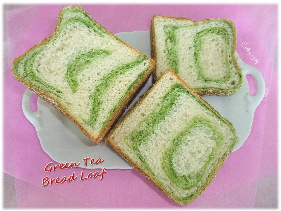 cathy's joy: Green Tea Bread Loaf